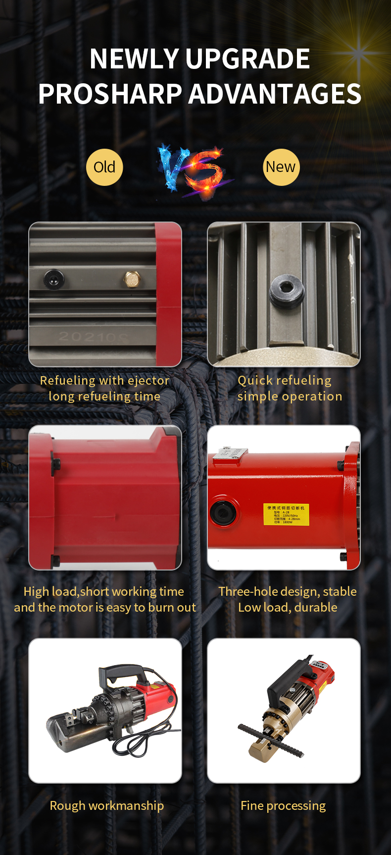 Rebar Cutter Concrete Tool - PROSHARP TOOL